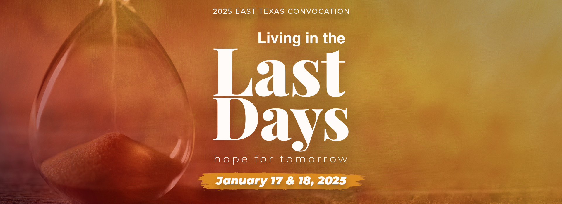 East Texas Convocation in English | Texas Conference SDA Headquarters