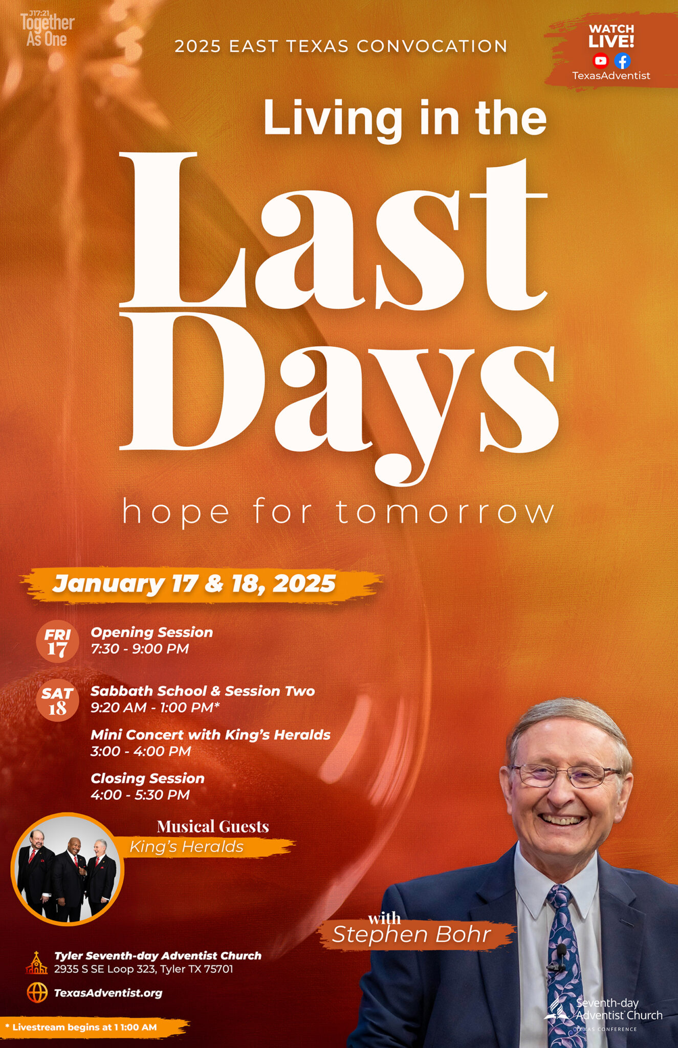 East Texas Convocation in English | Texas Conference SDA Headquarters